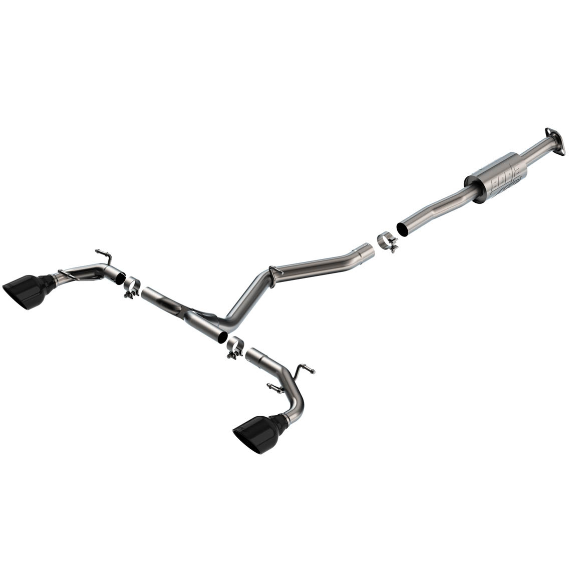 Borla 'ATAK' Cat-Back Exhaust System w/ Black Chrome Tips, '22-'25 BRZ ...