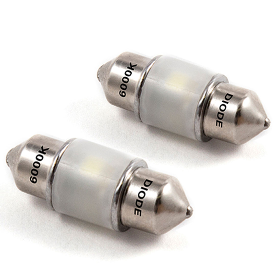 Diode Dynamics 29mm HP6 LED Bulbs (Amber, Pair) | DD0288P
