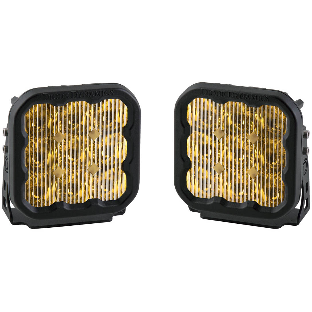 Diode Dynamics SS5 LED Pod Sport Yellow Driving Pair | DD6781P
