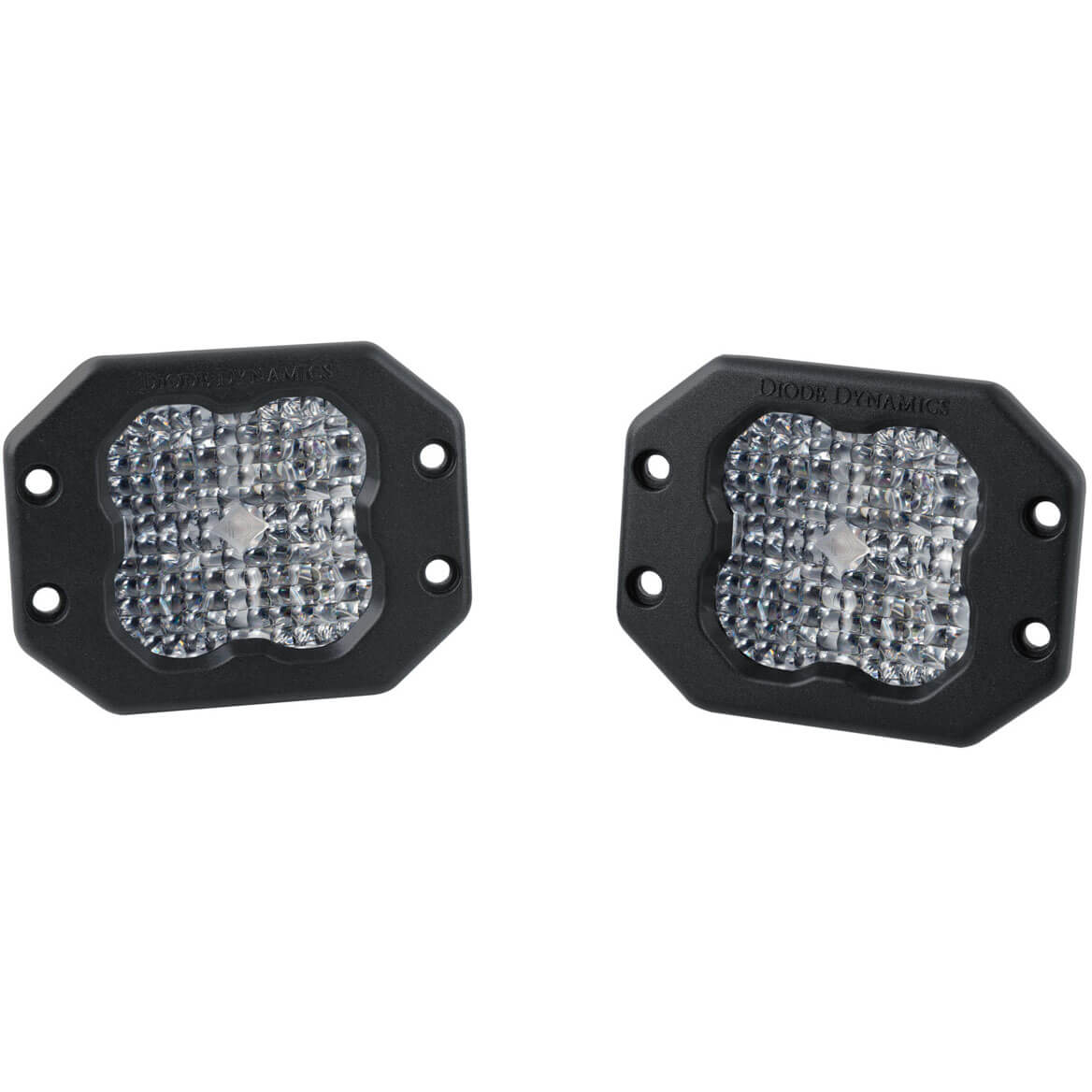 Diode Dynamics SS3 Pro RBL Flush LED Pods (White, Flood, Pair/2) | DIO ...