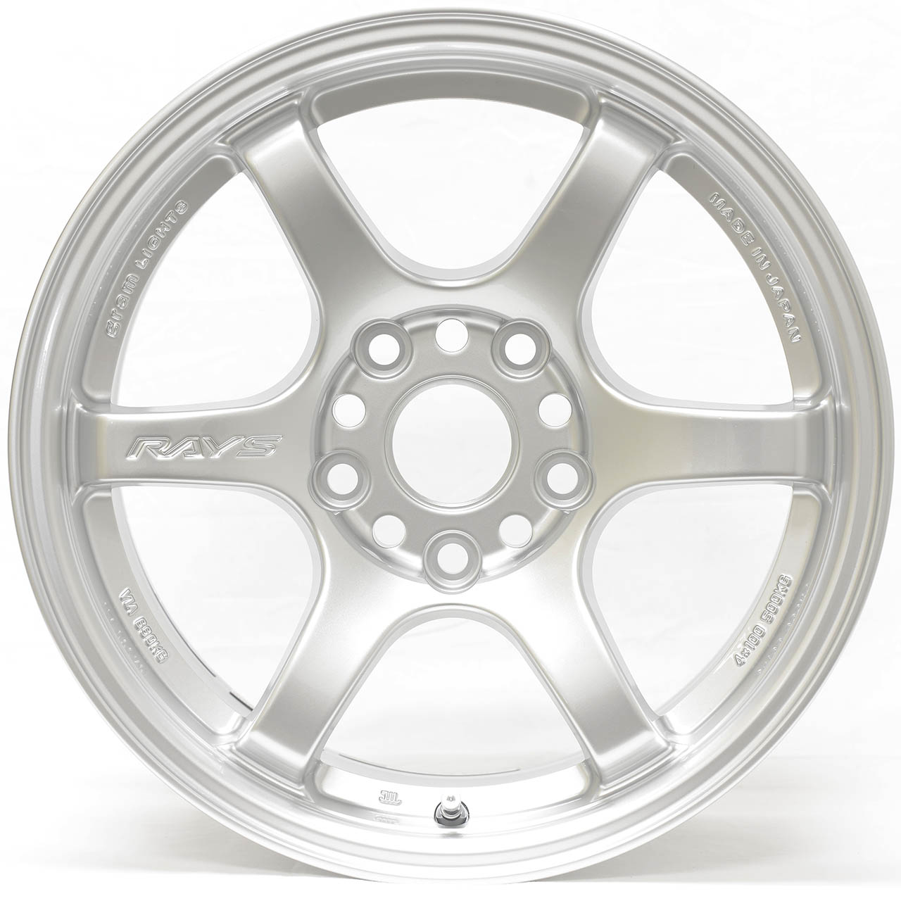 Gram Lights 57DR Wheel (15x8, 28mm, 4x100, Each) Sunlight Silver