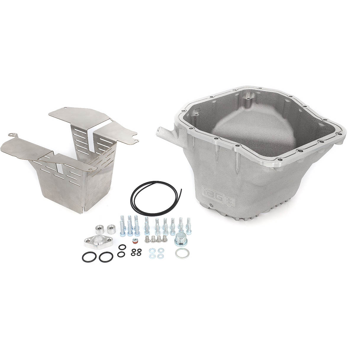 IAG Street Series Oil Pan w/ Removable SS Lower Baffle (Silver), '02 ...