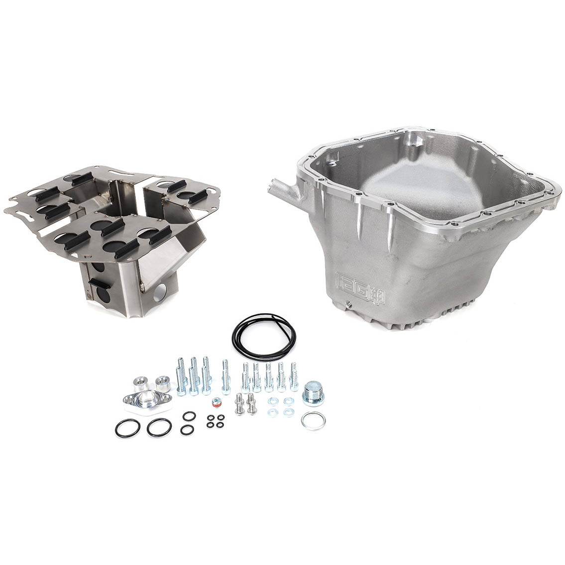 IAG Competition Oil Pan w/ Removable SS Lower Baffle (Silver), '02-'14 ...