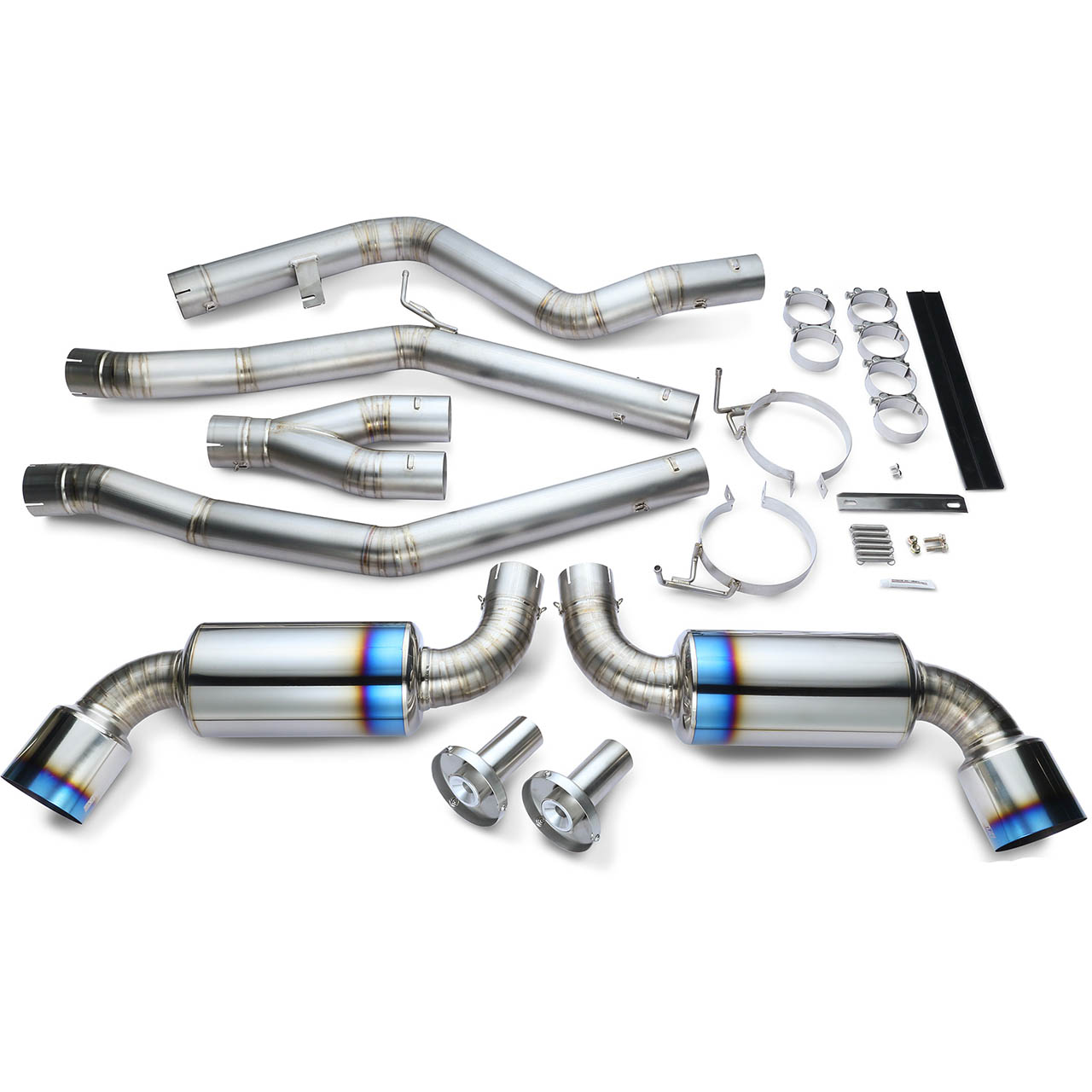 Tomei Expreme Ti Full Titanium Muffler Kit (Type-D, Dual Ti Tips), '20 ...